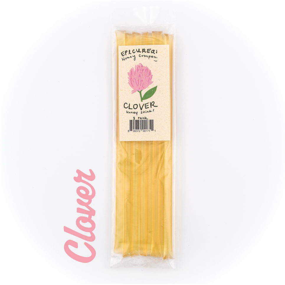 Clover Honey Stick 8-Pack – HollowTreeHoney